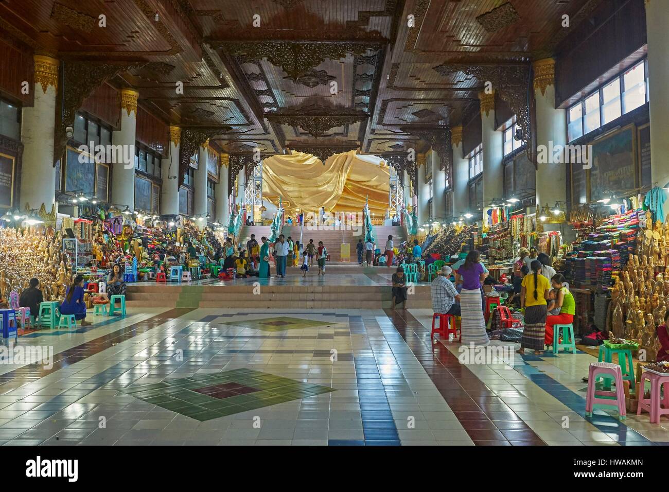 Myanmar, Bago State, Bago, Shwe Tha Lyaung reclining Buddha Statue ...