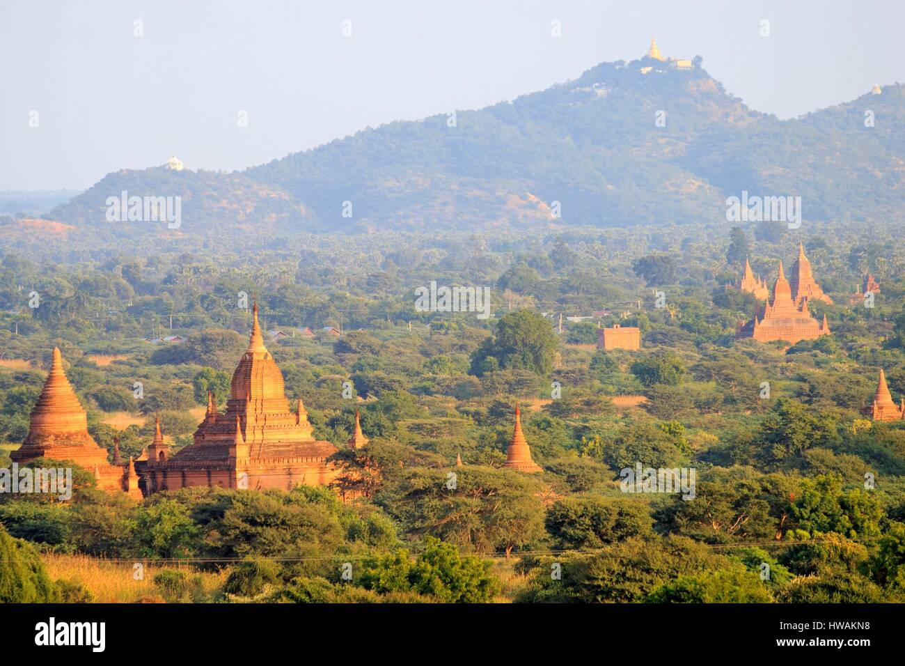 Myanmar, Mandalay State, Bagan, pagodas Stock Photo - Alamy