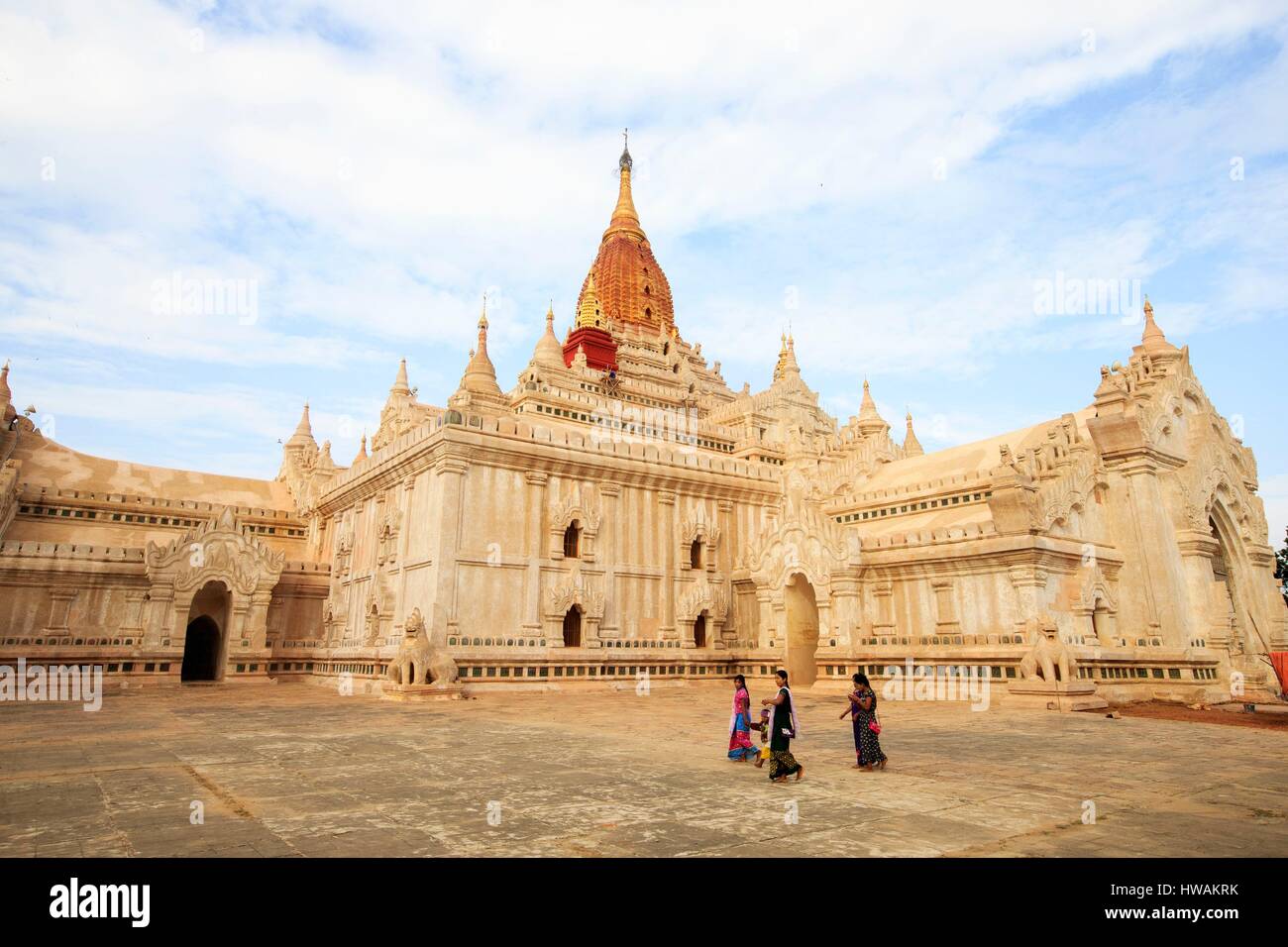 Myanmar, Mandalay State, Bagan, Ananda temple Stock Photo - Alamy