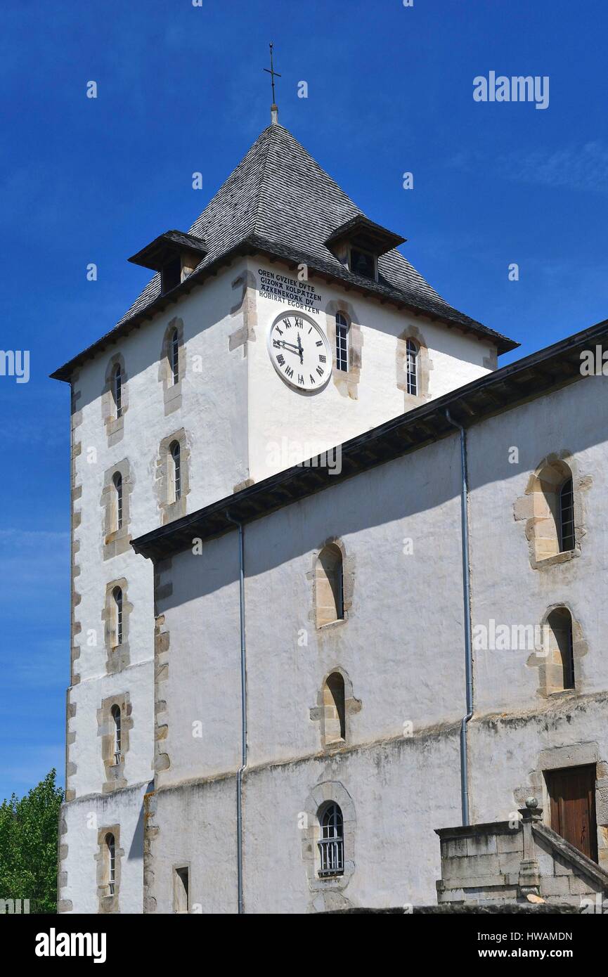 France, Pyrenees Atlantiques, Sare, labelled Les Plus Beaux Villages de ...