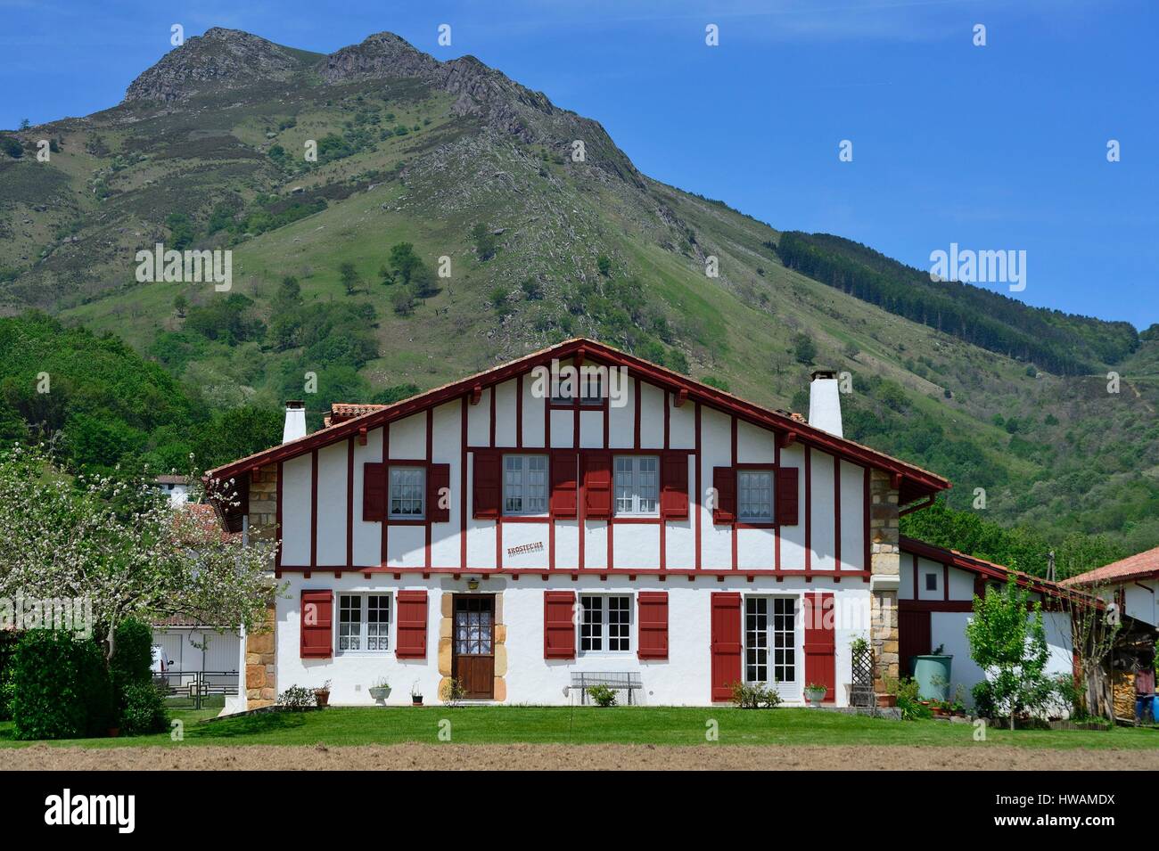 France, Pyrenees Atlantiques, Sare, labelled Les Plus Beaux Villages de ...