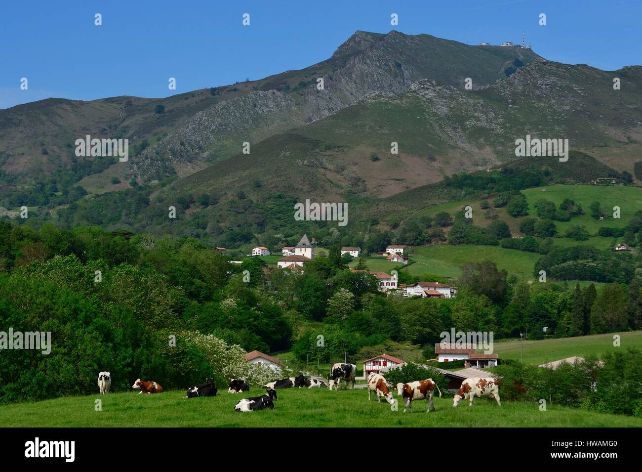 France, Pyrenees Atlantiques, Sare, labelled Les Plus Beaux Villages de ...