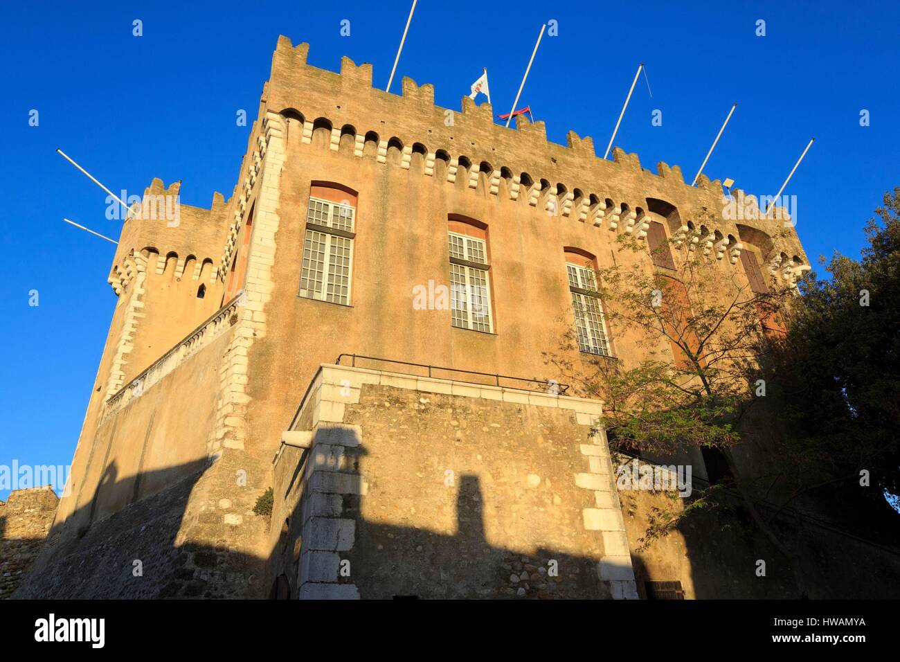 France, Alpes Maritimes, Cagnes sur Mer, medieval village of Haut de ...