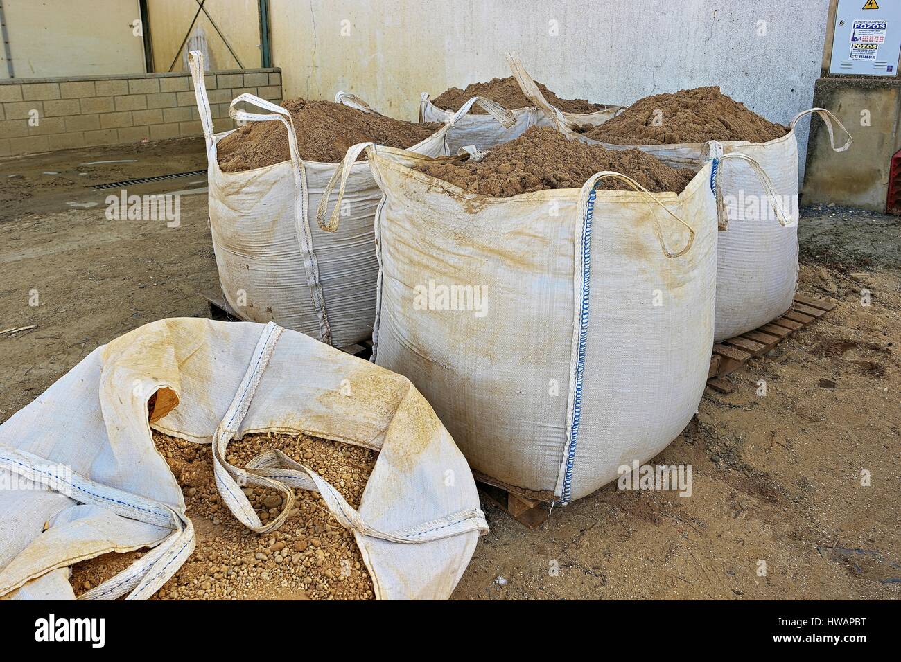 Textile container reusable construction Stock Photo - Alamy