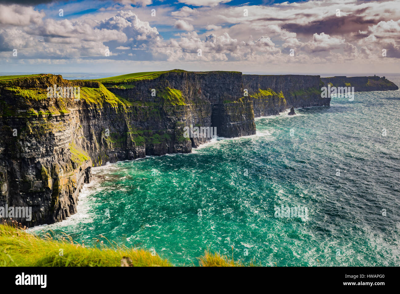 Majestic Cliffs Of Moher in County Clare, Ireland Stock Photo - Alamy