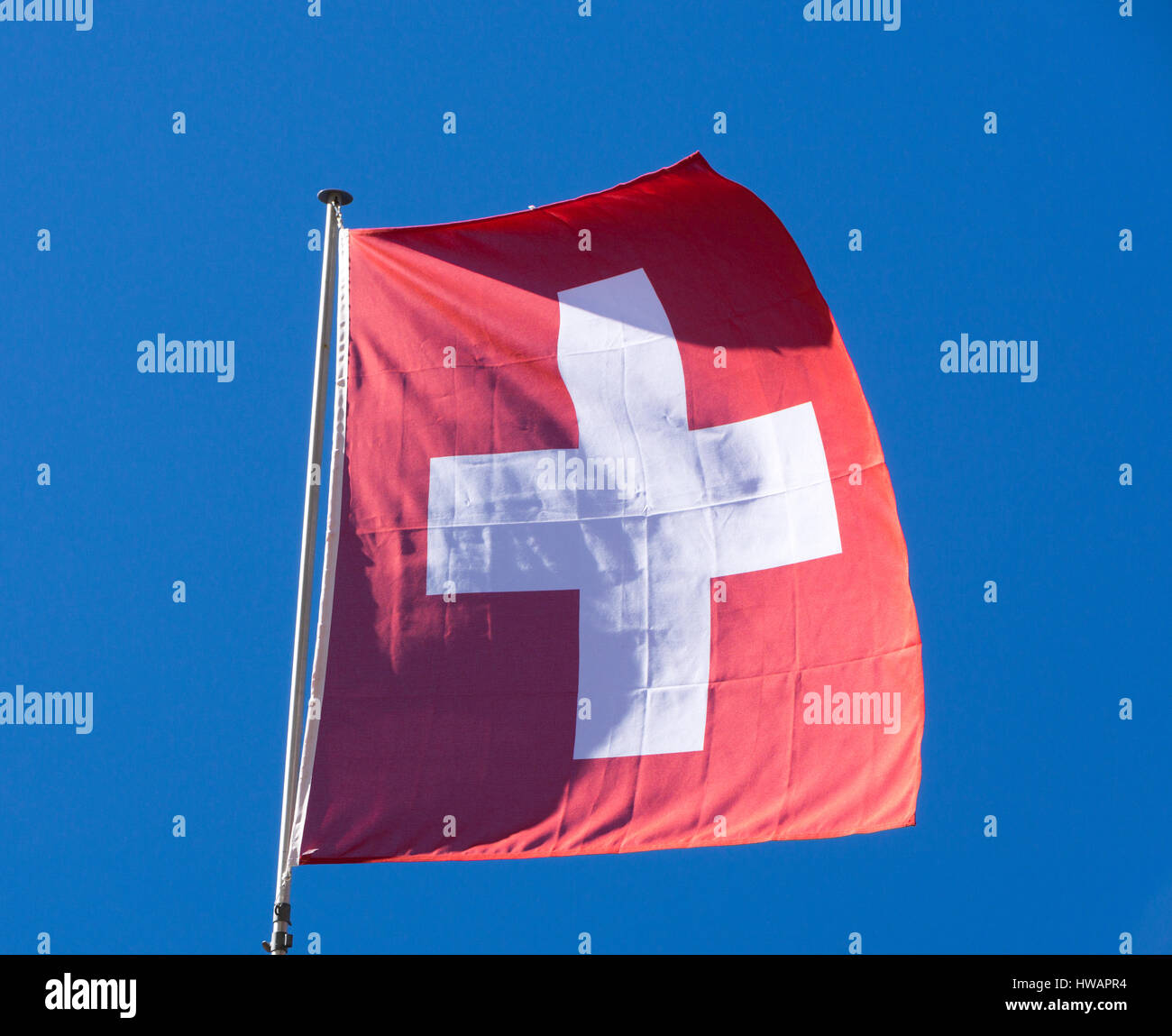 Switzerland fabric flag hi-res stock photography and images - Alamy