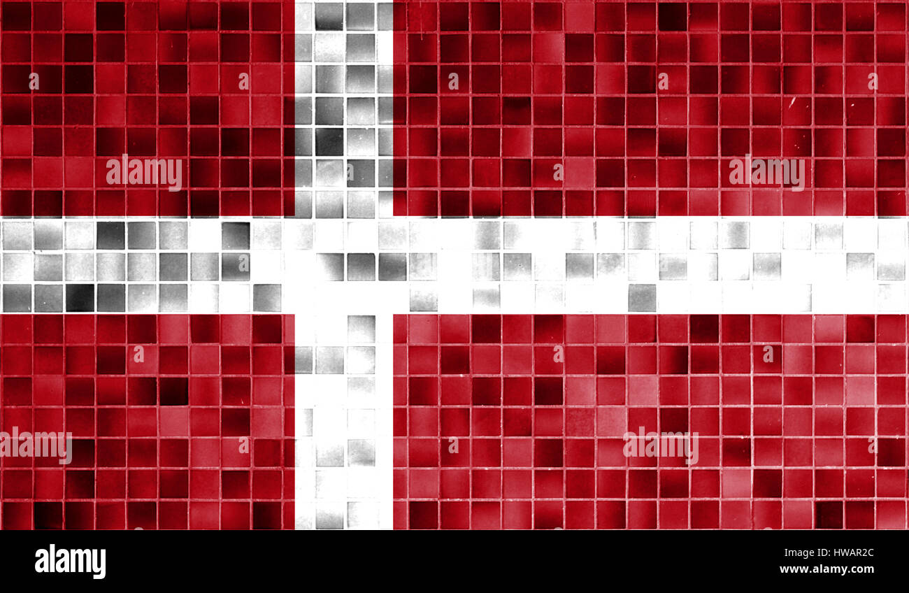 Flag of Denmark background old retro effect,close up Stock Photo - Alamy