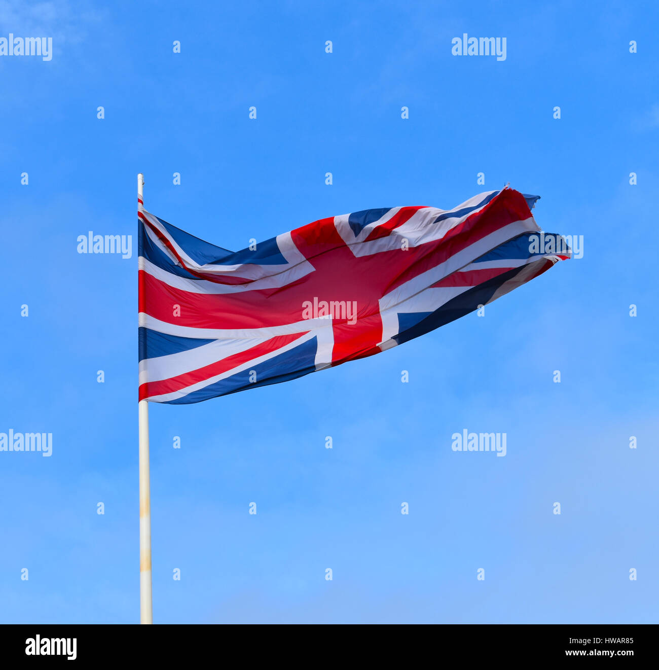 English flag ripple hi-res stock photography and images - Alamy