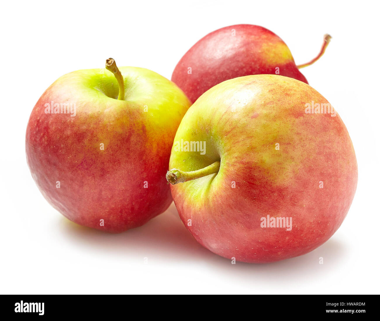 fresh red apples isolated on white background Stock Photo - Alamy