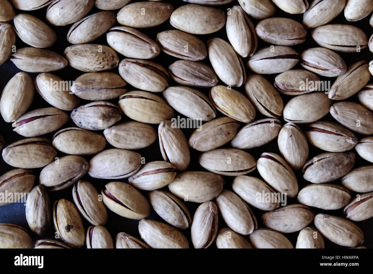 Top View of Raw Pistachios – Natural Food Background Stock Photo - Alamy