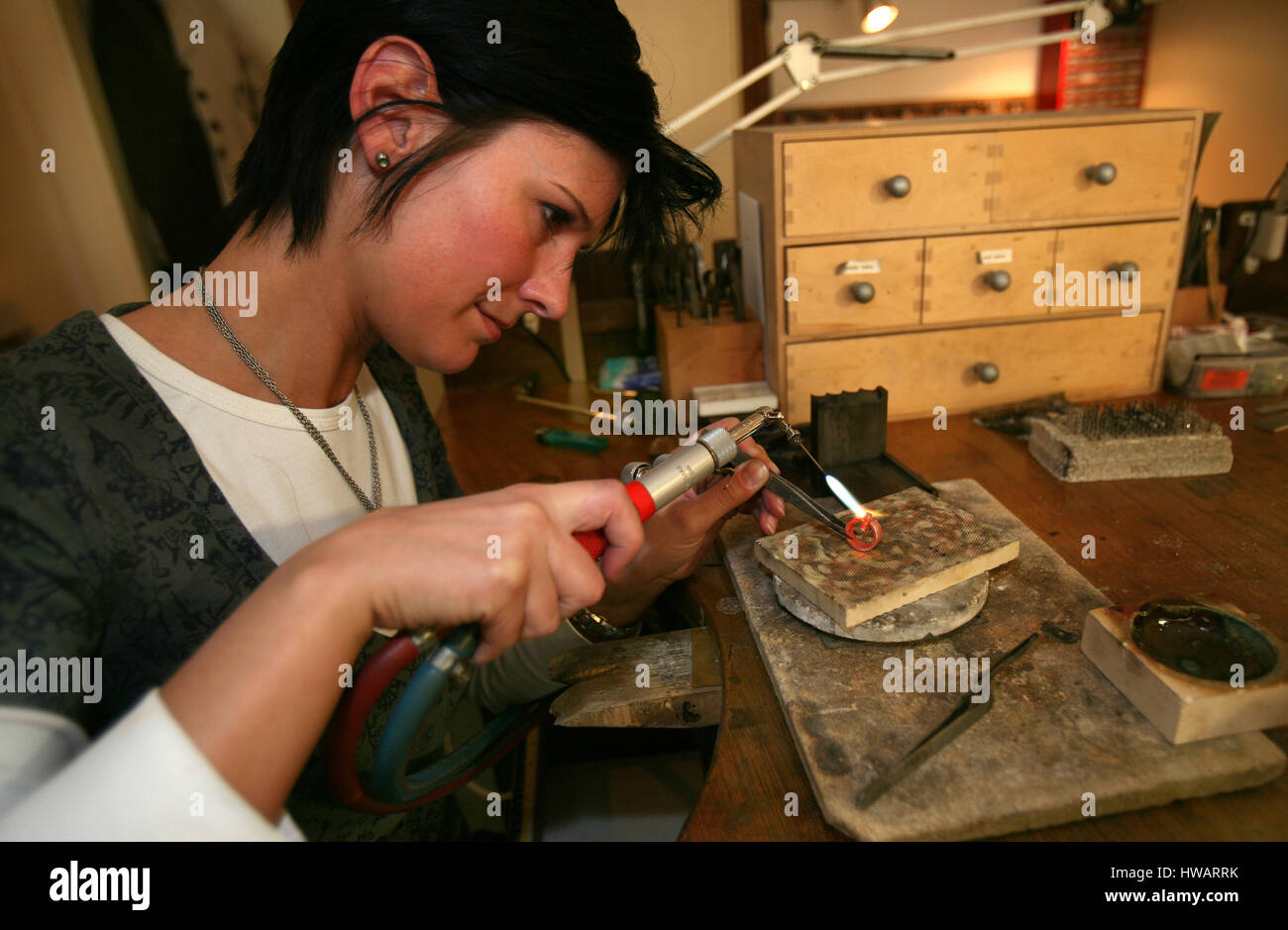 fine art artist at work Stock Photo - Alamy