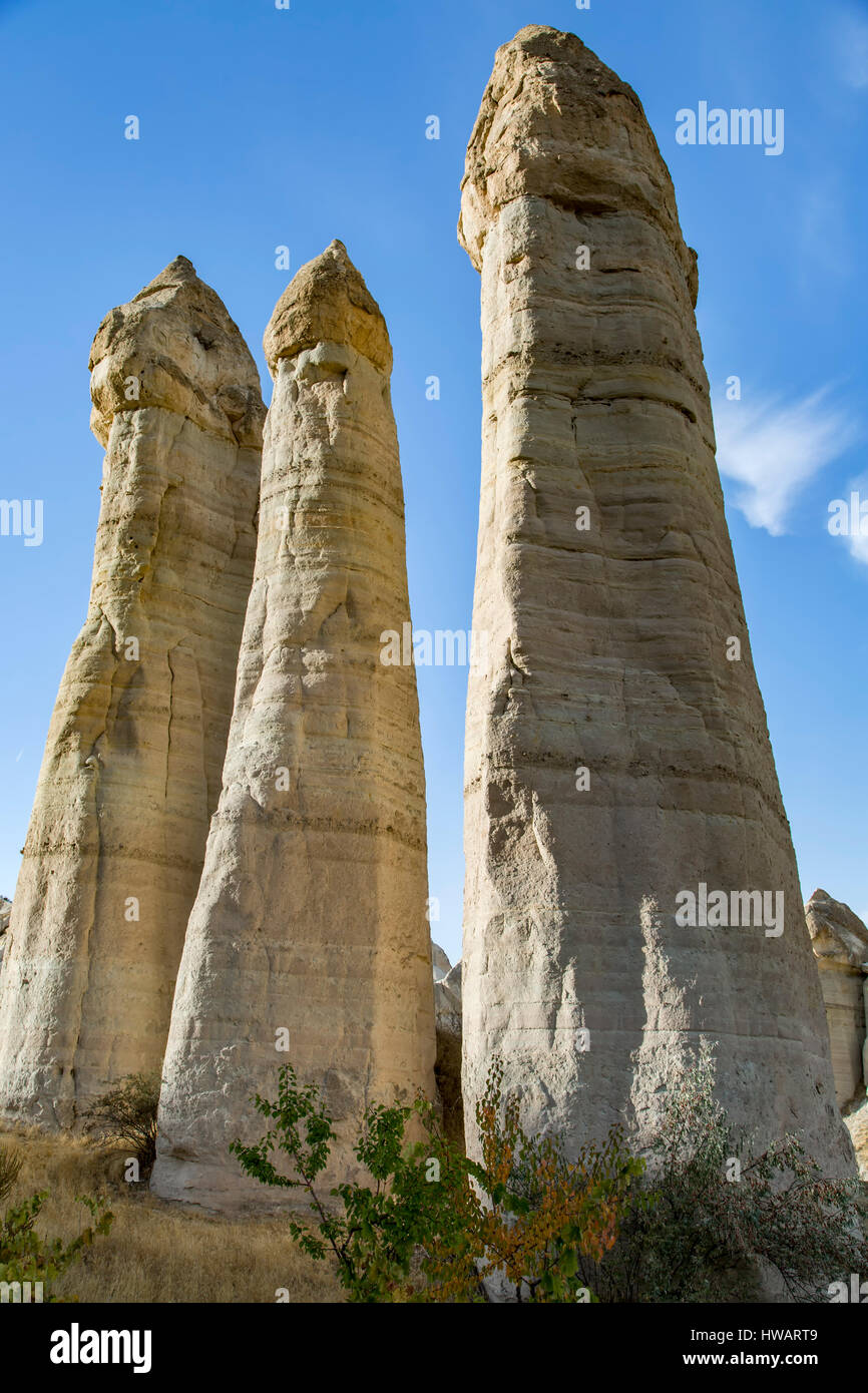 Fairy chimneys, Love Valley, Cappadocia, Turkey Stock Photo - Alamy