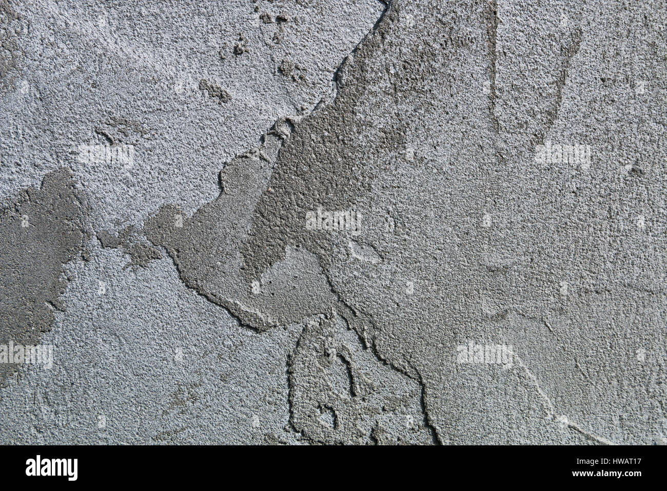 Stone plaster wall background and texture style. Smears on a concrete ...