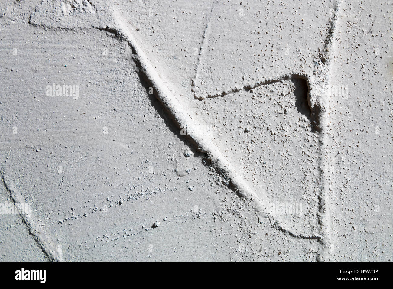 Stone plaster wall background and texture style. Smears on a concrete ...