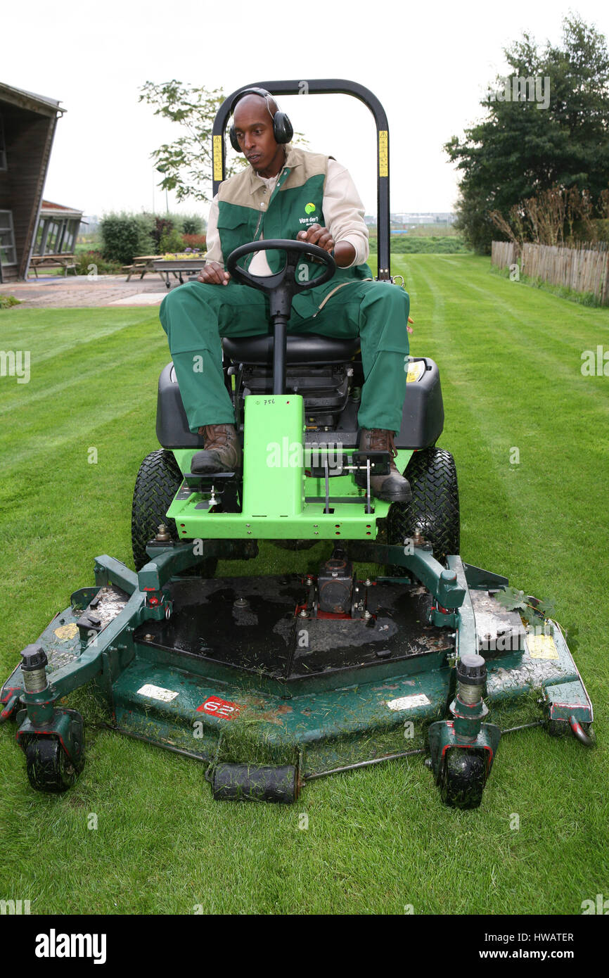 Gardener at work Stock Photo - Alamy