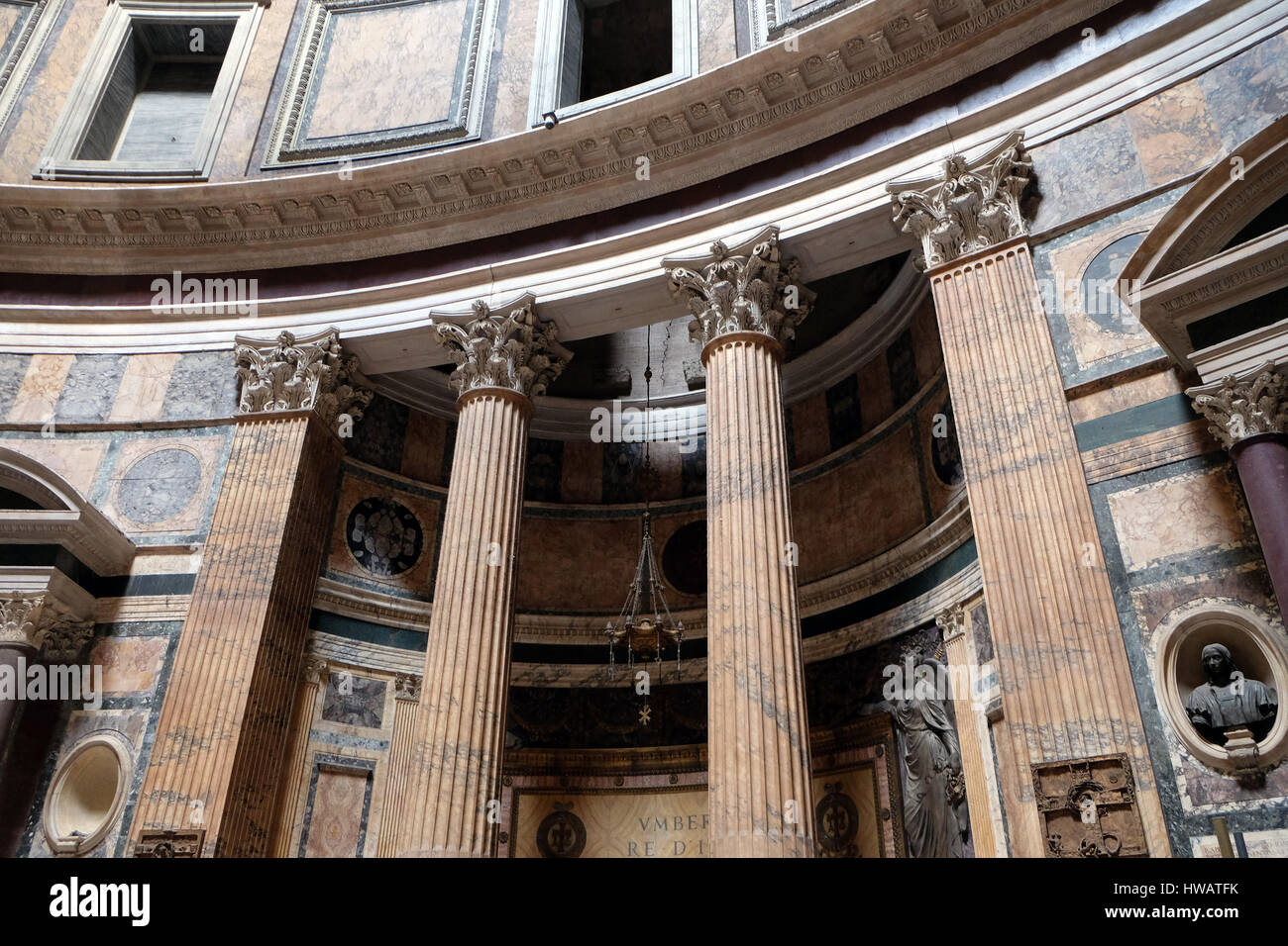 Pantheon rome interior hi-res stock photography and images - Alamy