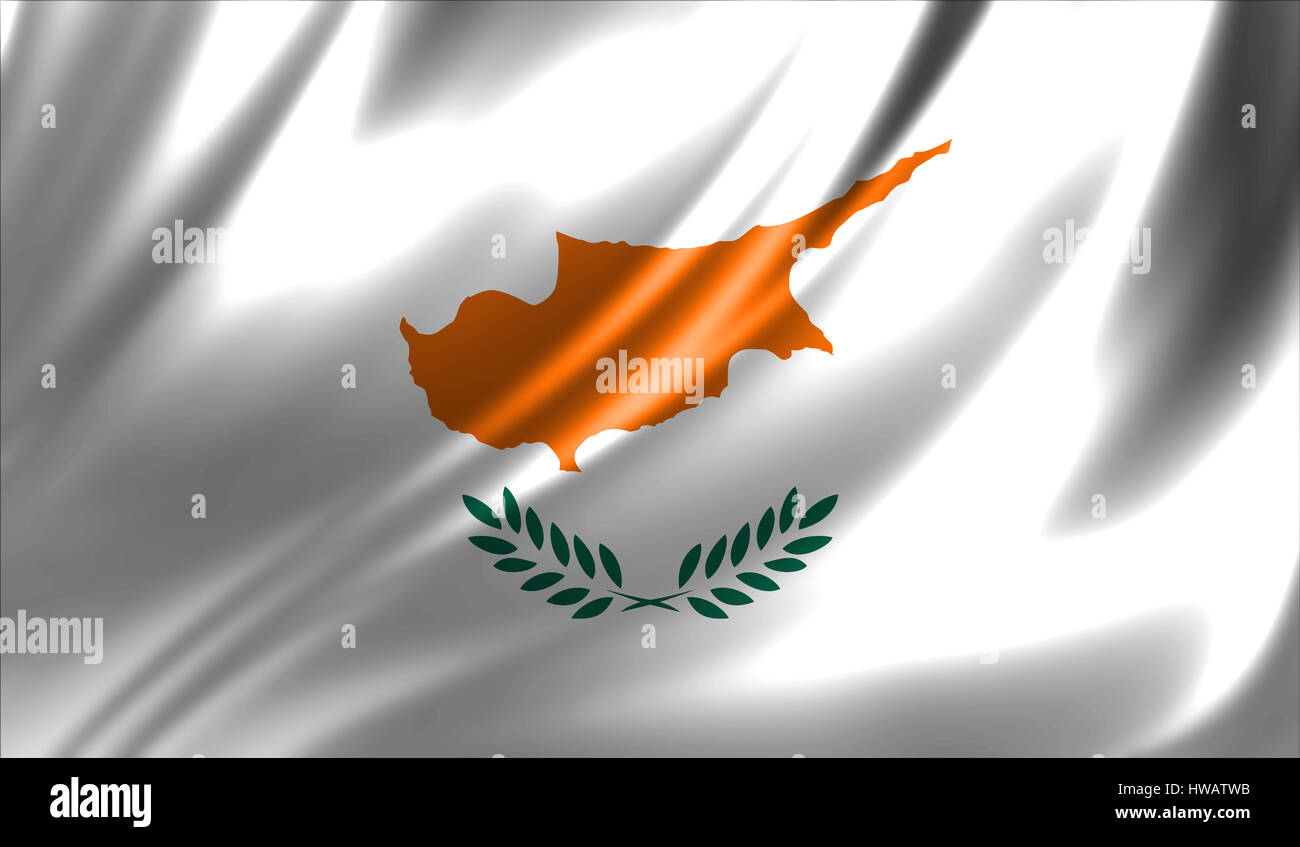 Cyprus grunge flag island hi-res stock photography and images - Alamy