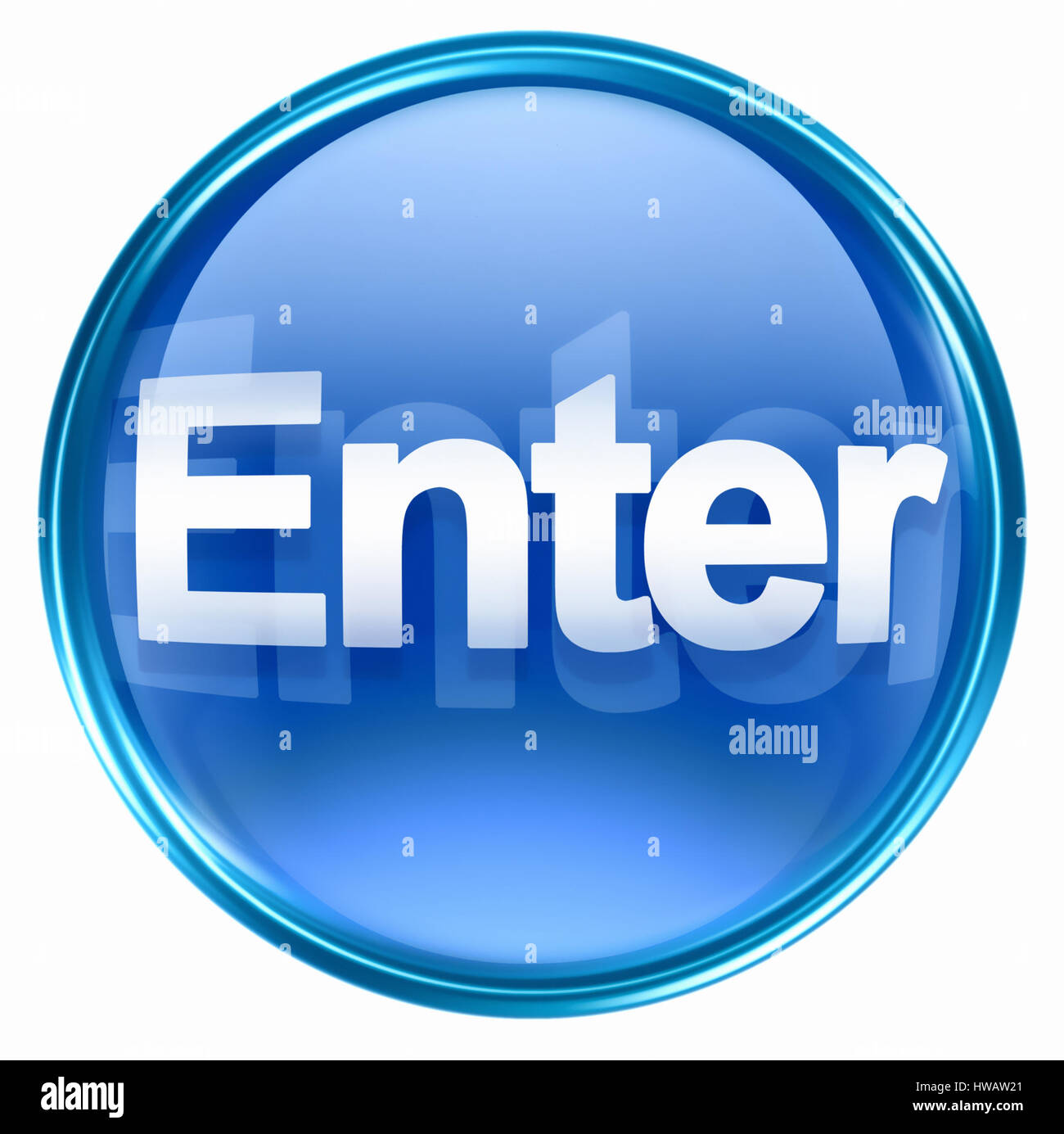 Enter icon blue, isolated on white background Stock Photo - Alamy Enter icon blue, isolated on white background Stock Photo - Alamy