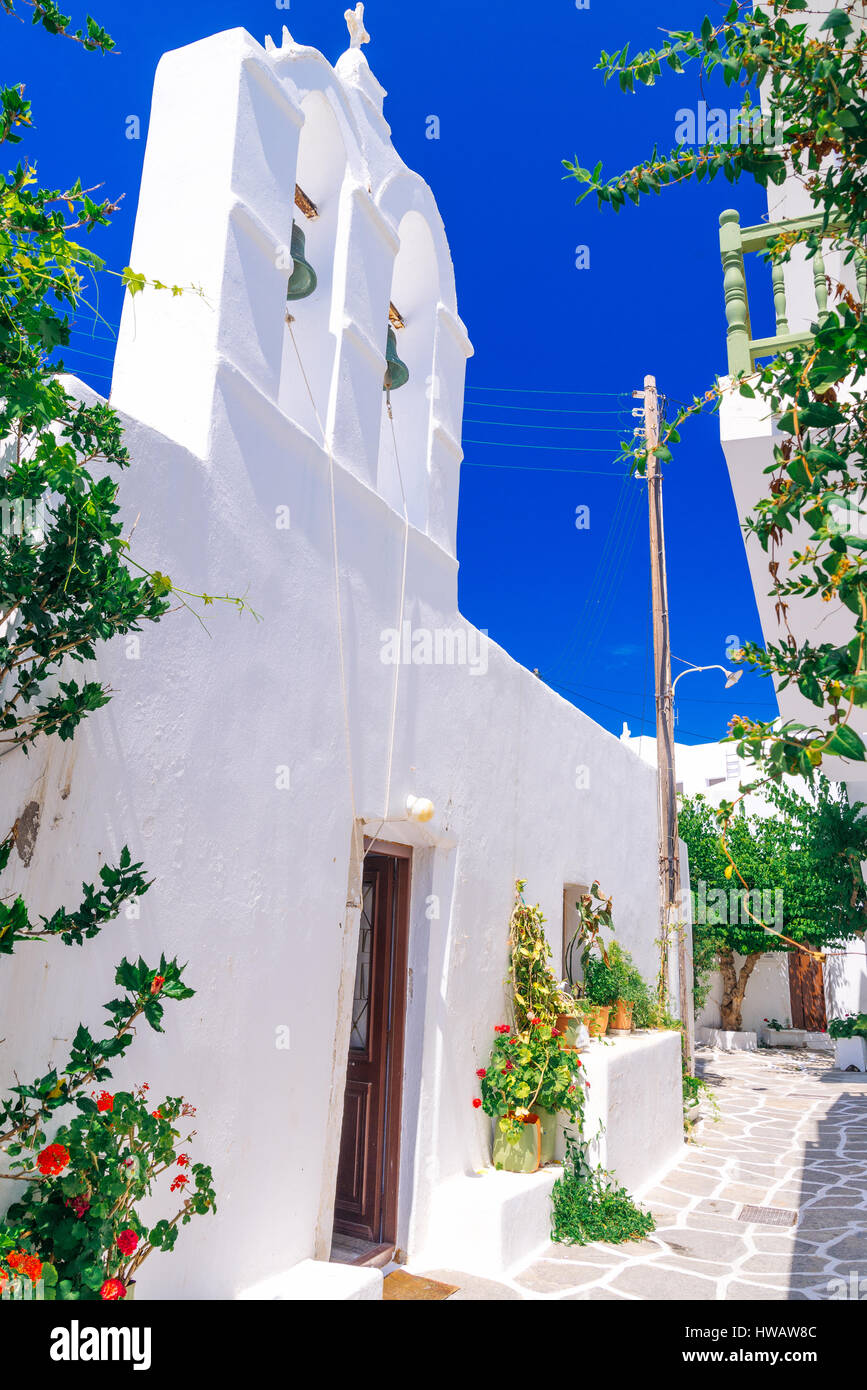 Church in paroikia paros greece hi-res stock photography and images - Alamy
