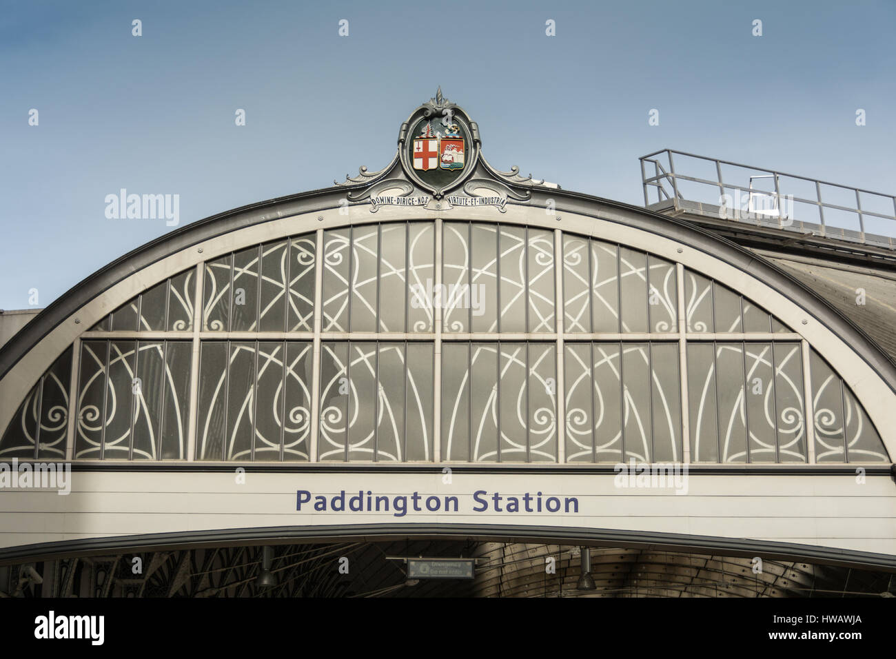 The entrance to Paddington Station in west London, England, UK Stock ...