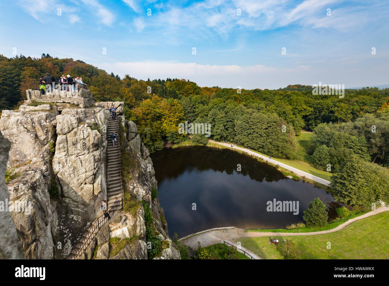 HORN-BAD MEINBERG - OCTOBER 04: View from the famous sandstone rock ...