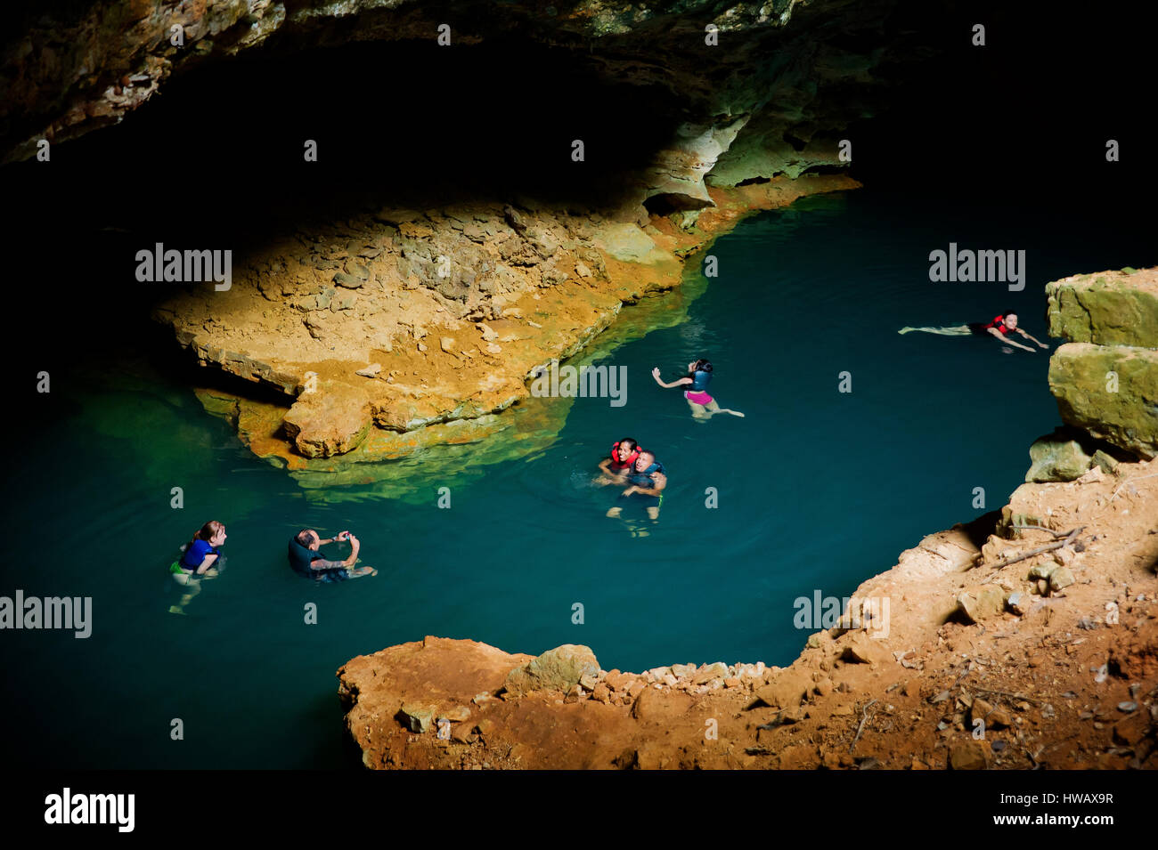 Poço Azul, Chapada Diamantina, Bahia, Brazil Stock Photo - Alamy