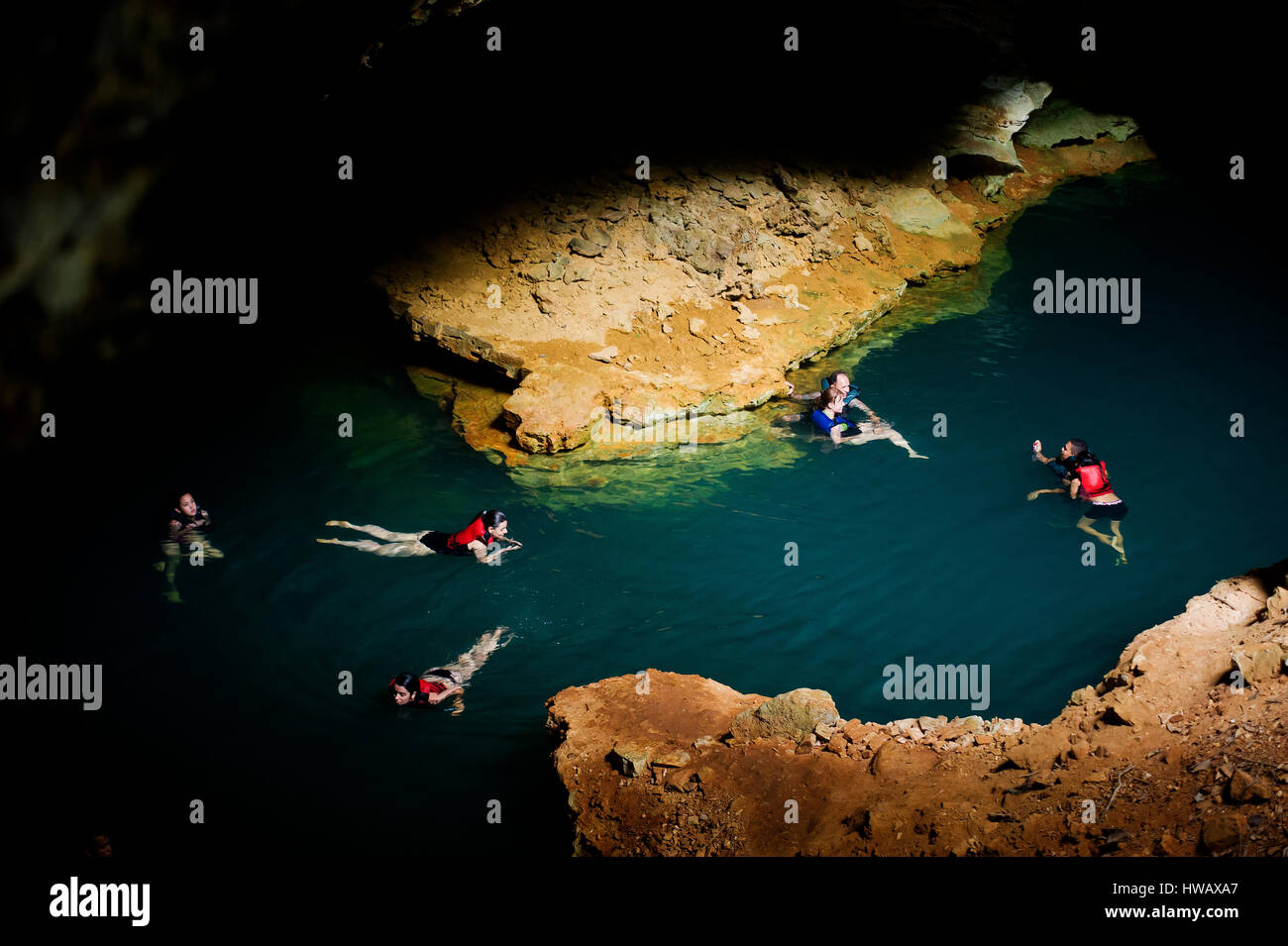 Poço Azul, Chapada Diamantina, Bahia, Brazil Stock Photo - Alamy