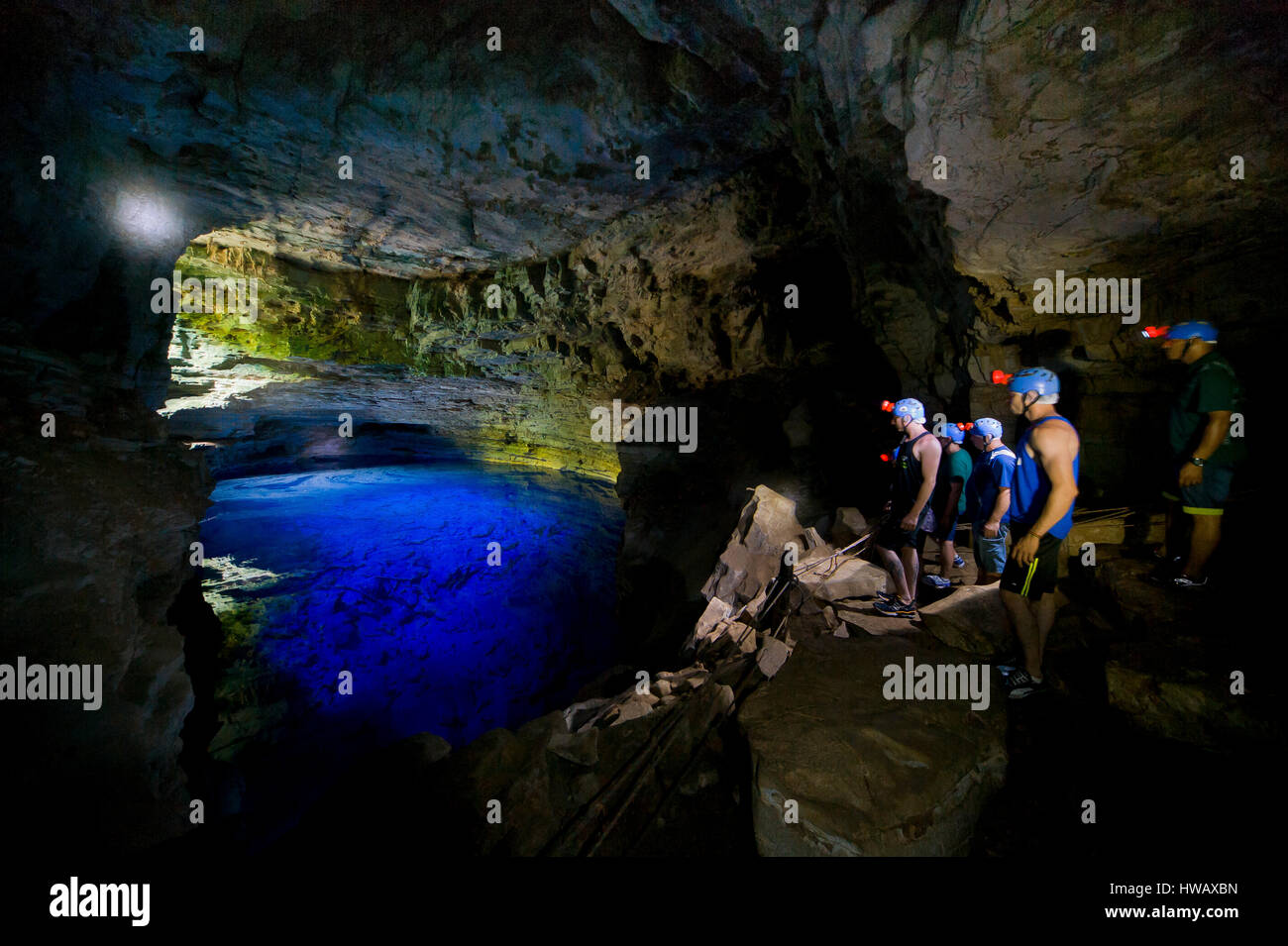 Poço Encantado one of the tourist attraction of Chapada Diamantina ...