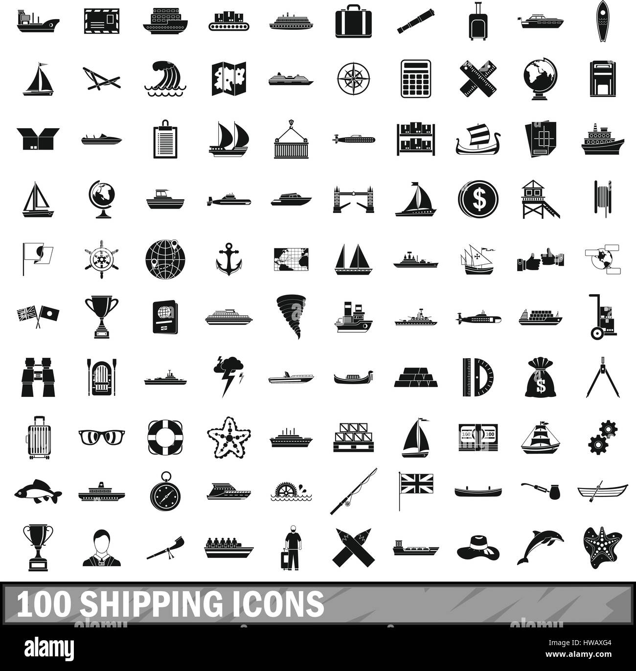 Ocean shipping map Black and White Stock Photos & Images - Alamy
