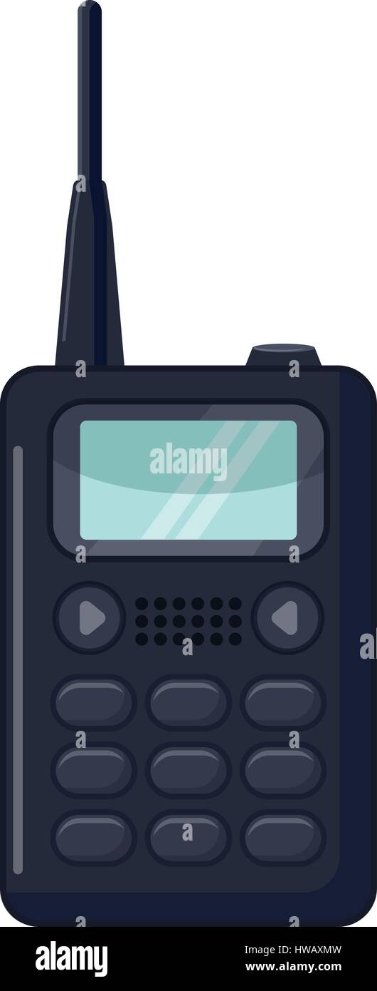 Portable handheld radio icon, cartoon style Stock Vector Image & Art ...