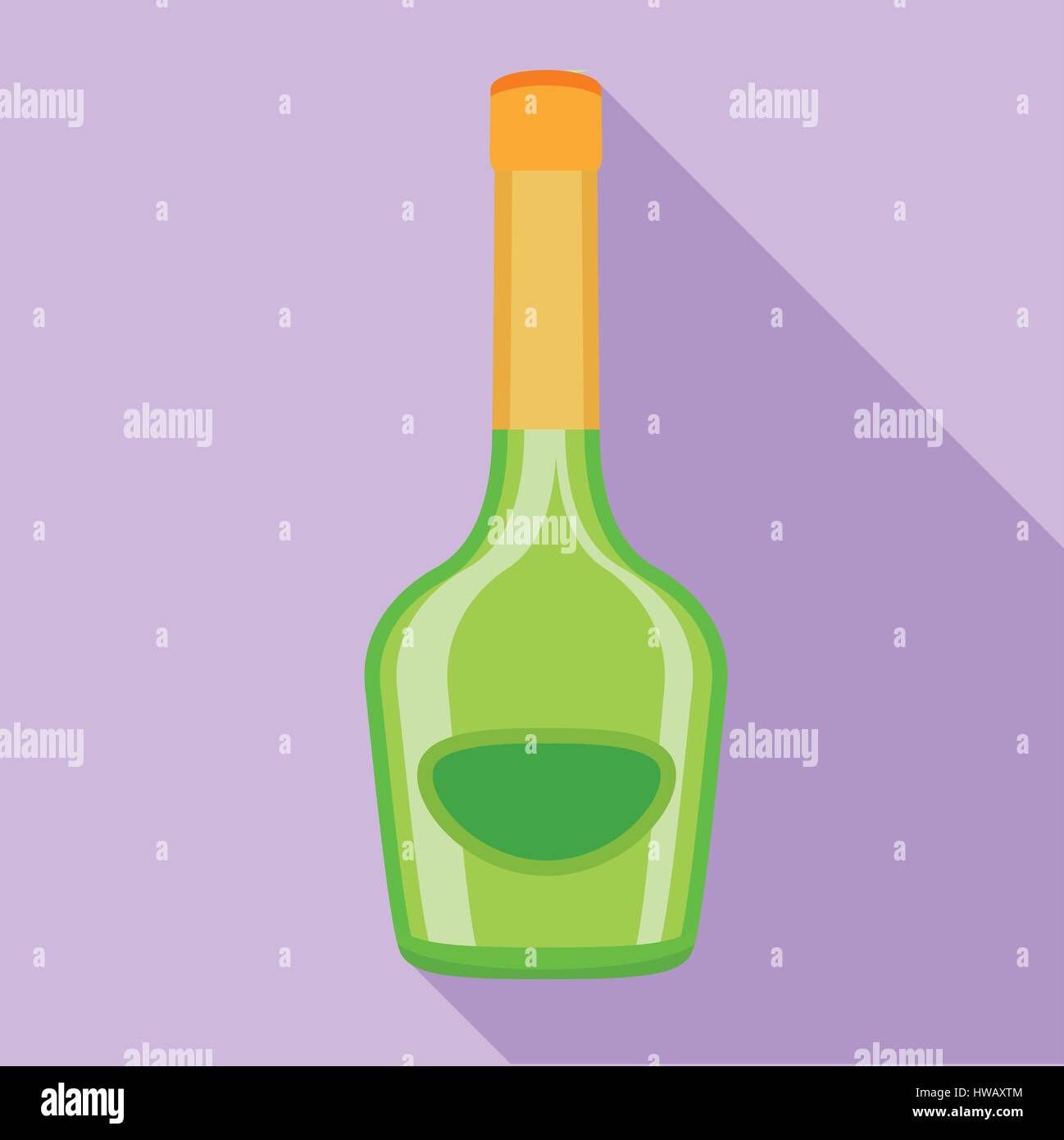 Long neck bottle Stock Vector Images - Alamy