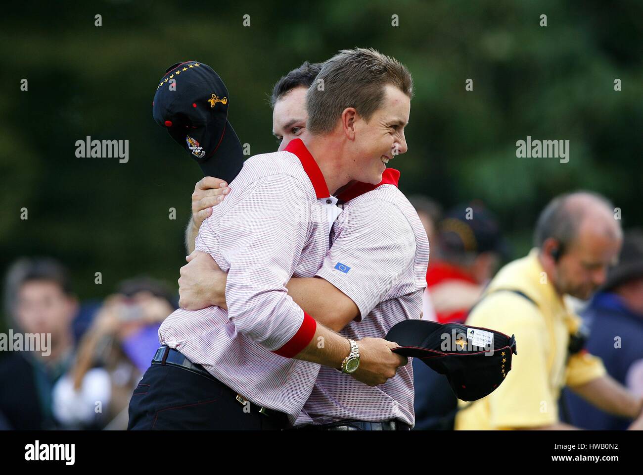 PAUL CASEY & HENRIK STENSON EUROPE THE K CLUB STRAFFAN COUNTY KILDARE ...