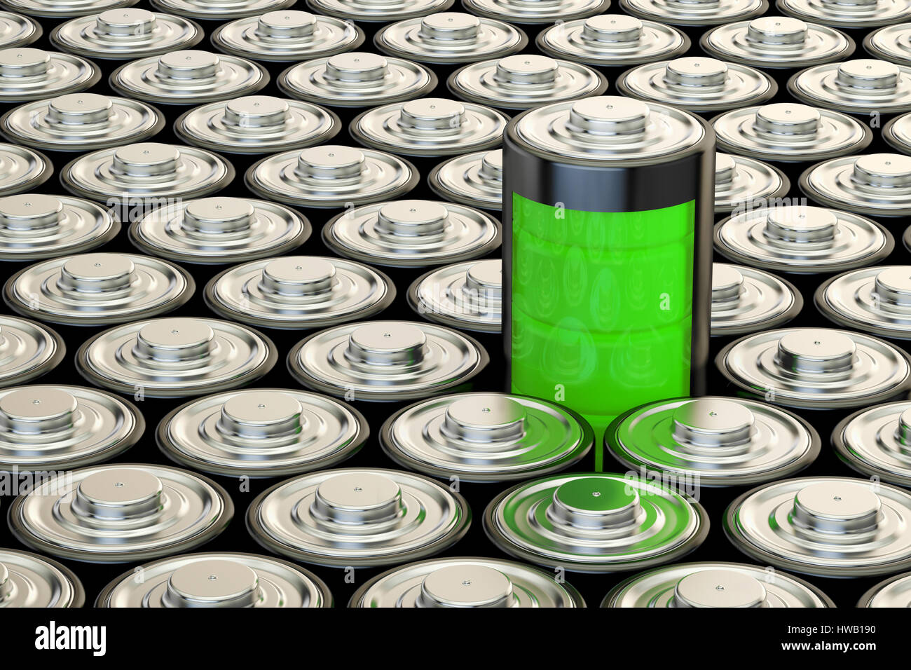 Background from batteries, electrical energy and power supply source ...