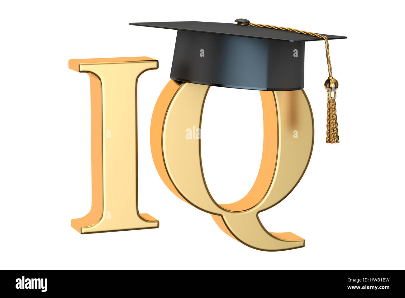 IQ concept, 3D rendering isolated on white background Stock Photo - Alamy