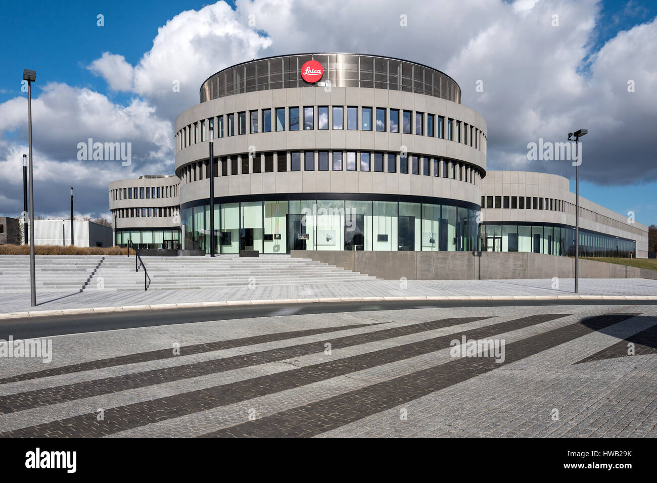 Leica Camera AG headquarters complex at the Leitz Park in Wetzlar ...