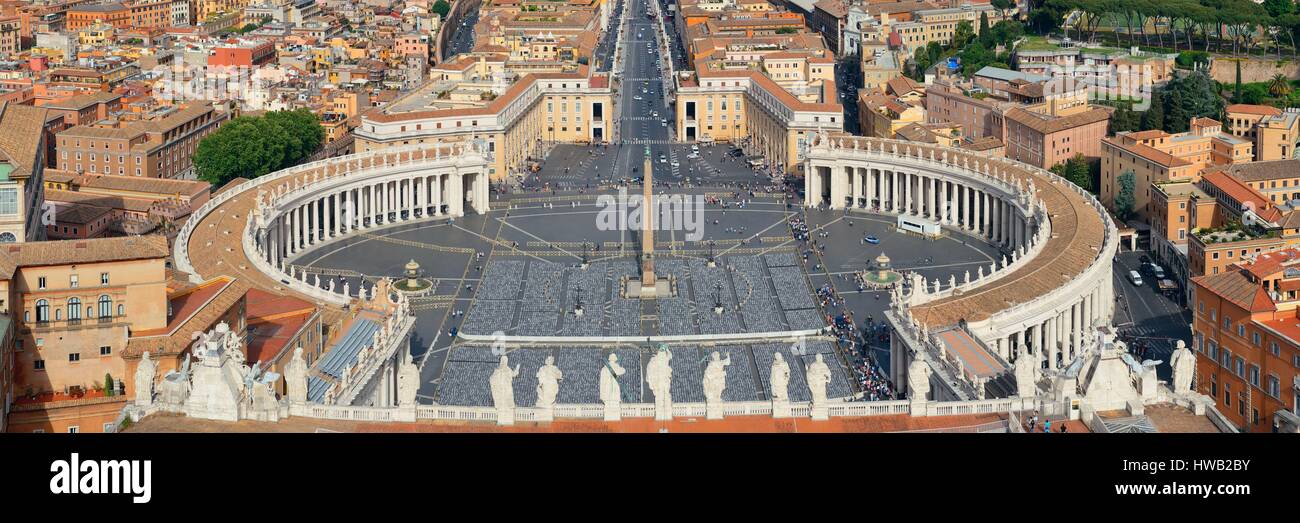 Vatican city aerial view hi-res stock photography and images - Alamy