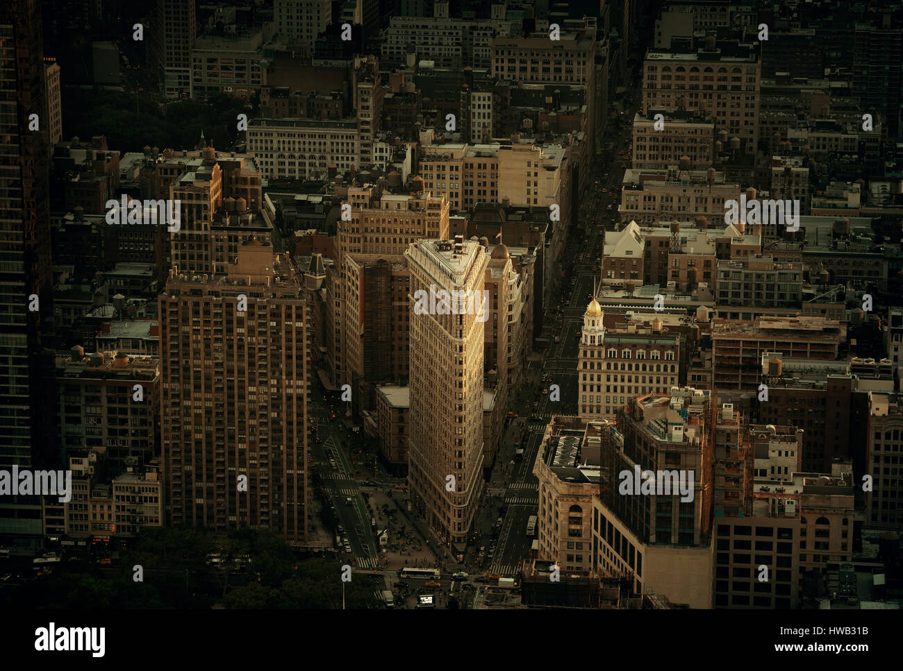 Flatiron building aerial hi-res stock photography and images - Alamy
