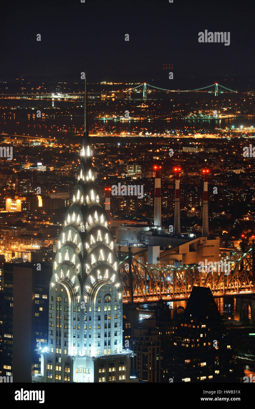 Chrysler building night hi-res stock photography and images - Alamy