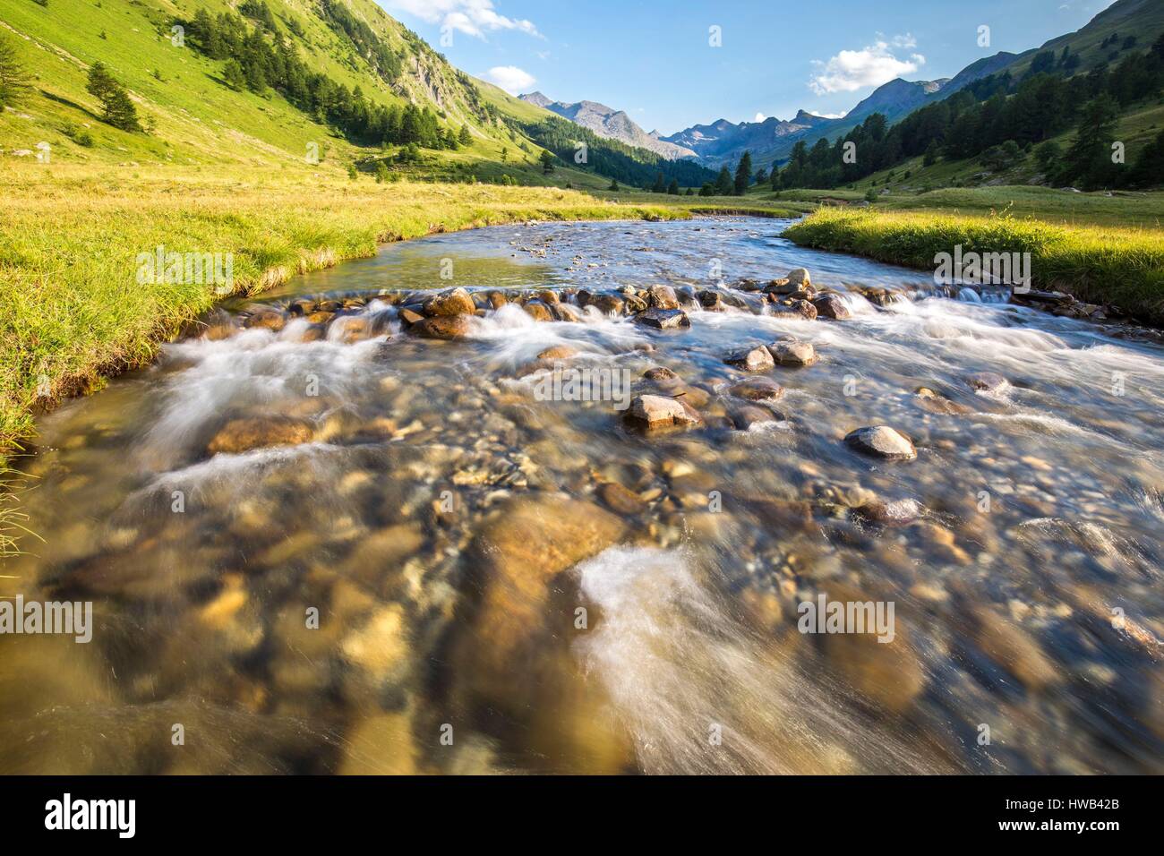 France, Alpes de Haute Provence, national park of Mercantour, Haute ...