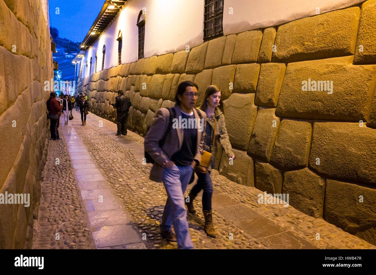 Peru, Cusco, listed as World Heritage by UNESCO, located in the Andes ...