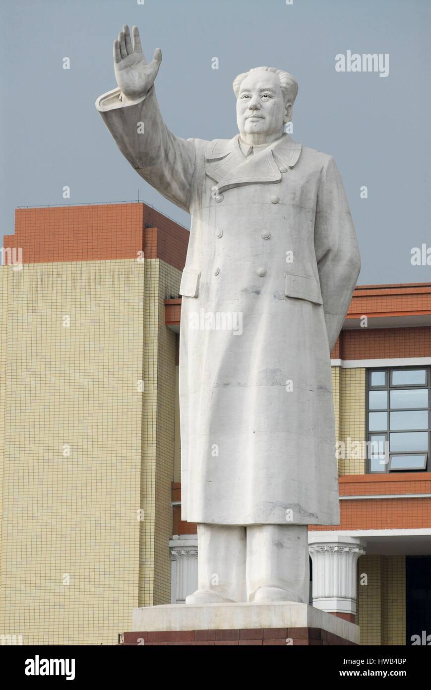 China, Sichuan Province, Chengdu, Tianfu Guangchang, central square ...