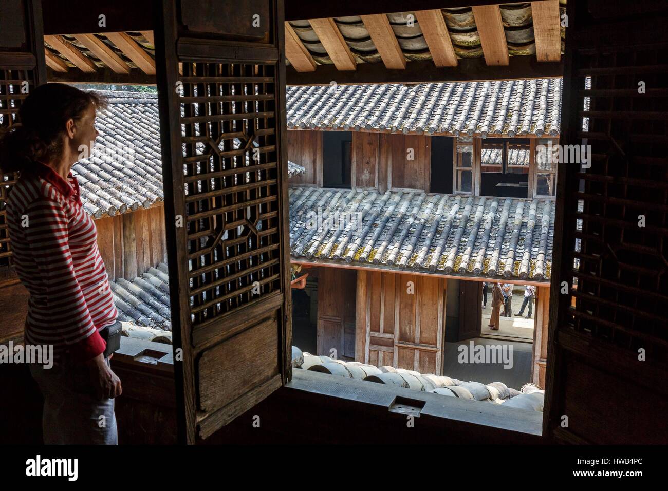 Vietnam, Ha Giang Province, Sa Phin, Hmong king Palace, tourist ...