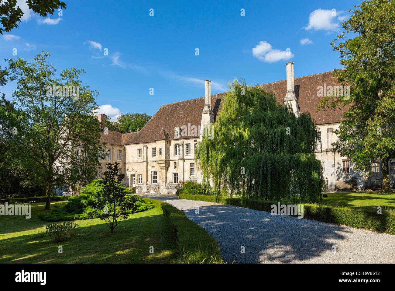 France, Oise, Pontpoint, Abbaye Royale du Moncel Stock Photo - Alamy