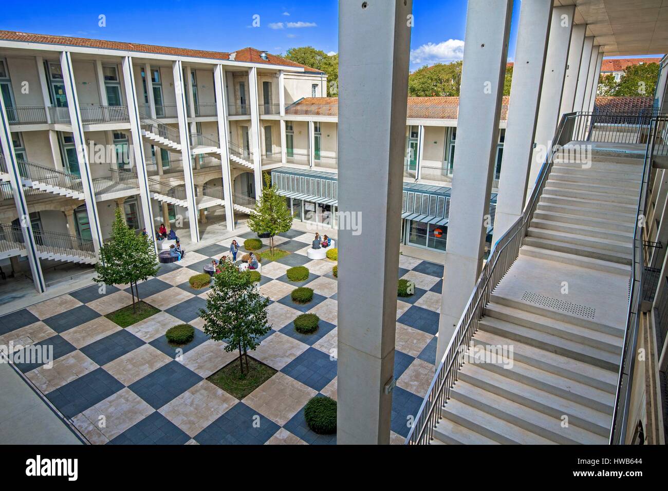 France, Gard, the Hoche university Stock Photo - Alamy