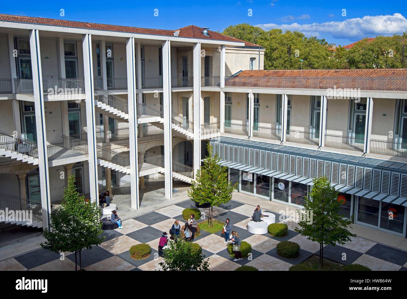 France, Gard, the Hoche university Stock Photo - Alamy
