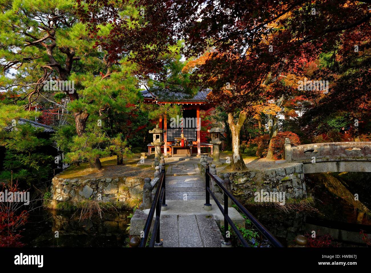Japan, Honshu island, Kinki district, Kyoto, Kiyomizu-Dera temple ...