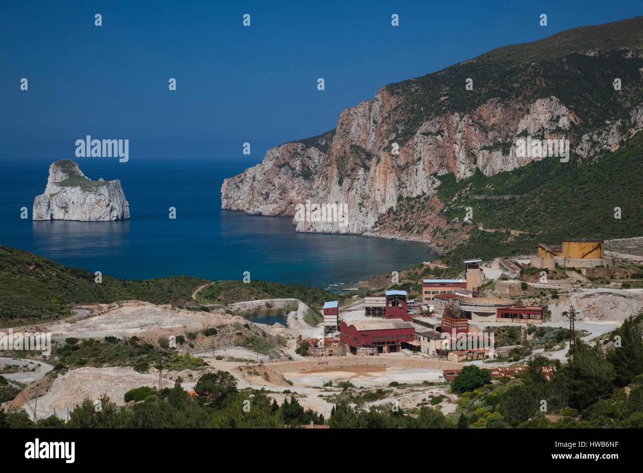 Porto flavia sardinia hi-res stock photography and images - Alamy