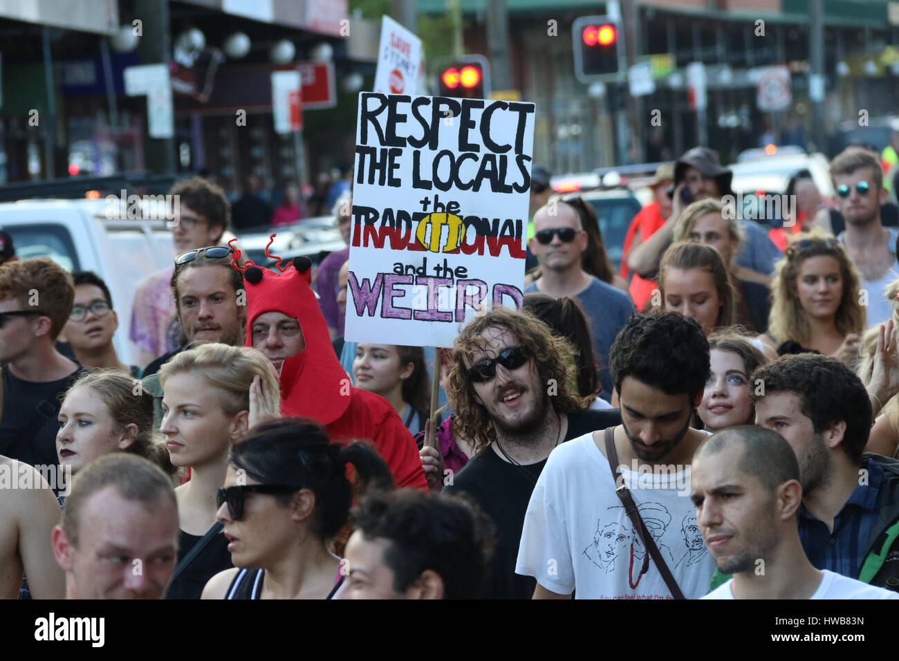 Sydney, Australia. 19 March 2017. Keep Newtown Weird and Safe ...
