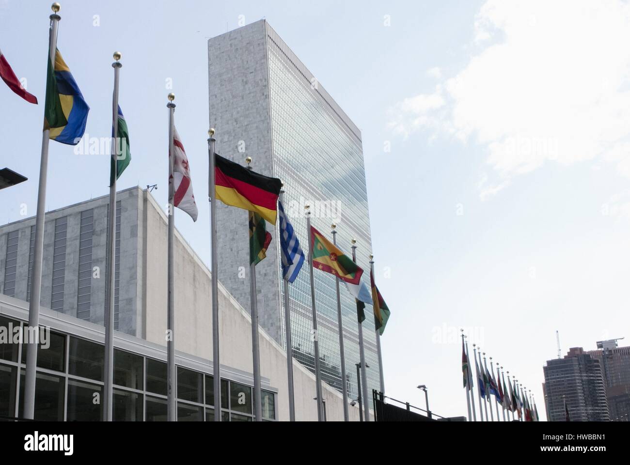 United Nations, New York, USA, August 05 2016 - Photos of the UN ...