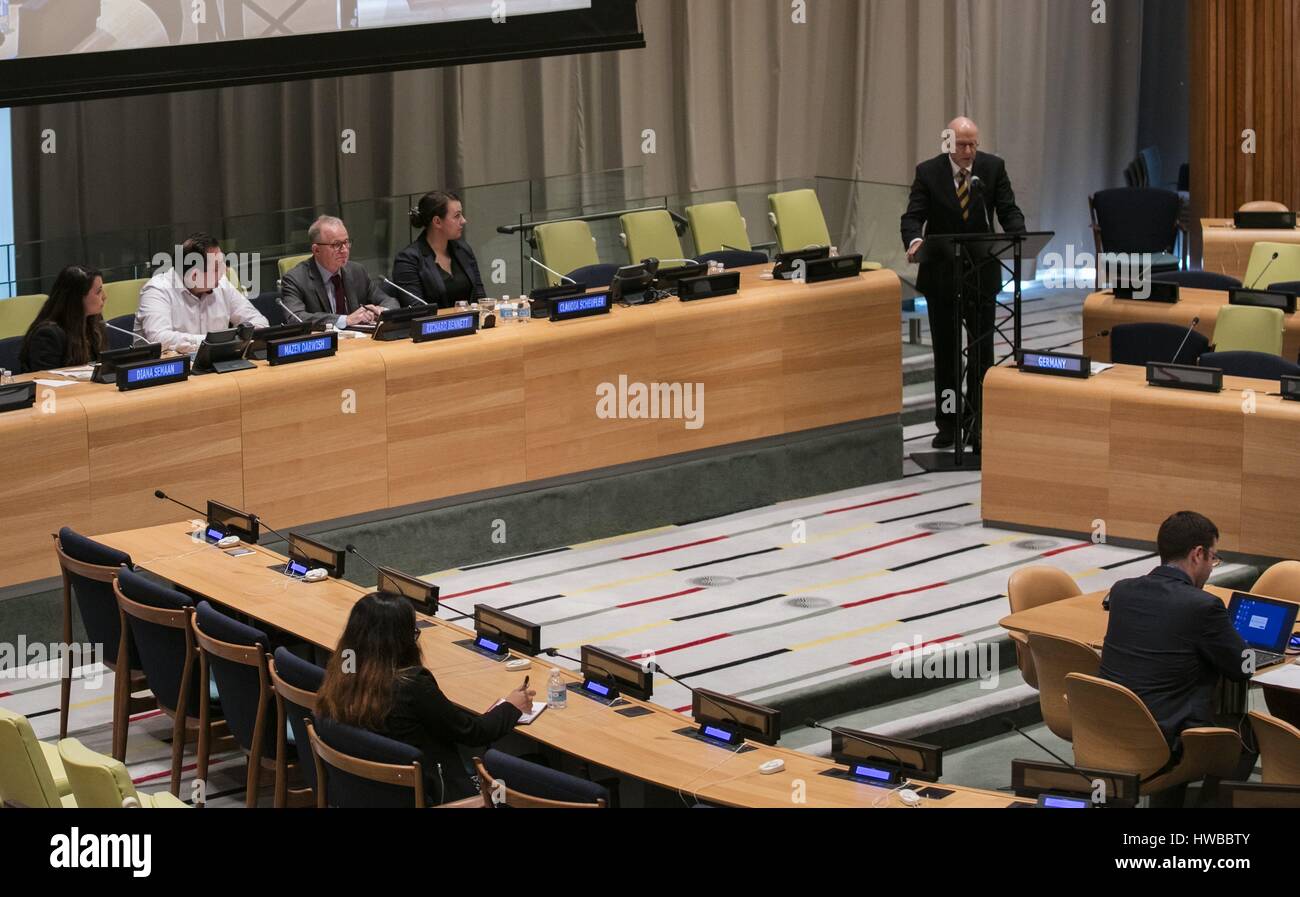 United Nations, New York, USA, July 29 2016 - Ambassador Harald Braun ...